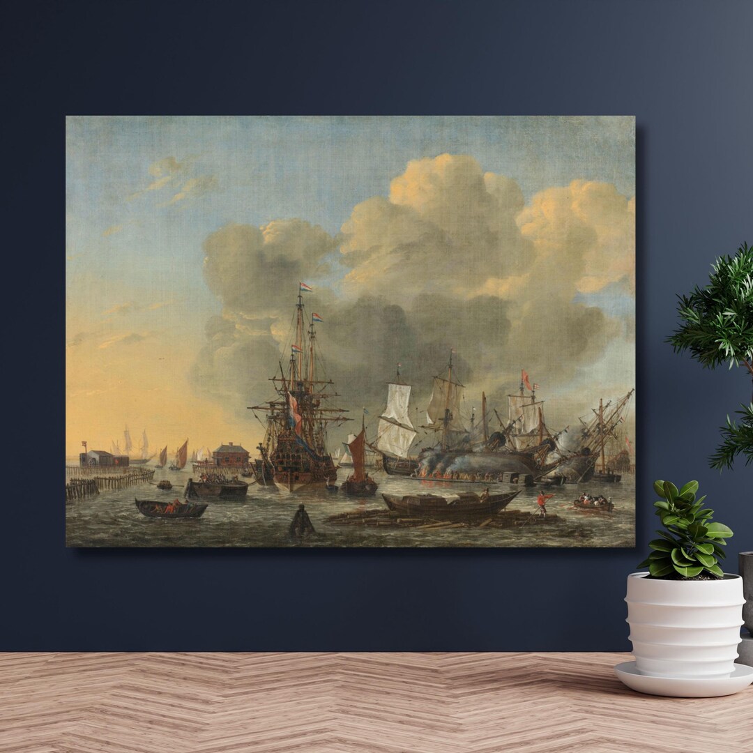 Sailing Ship Canvas,ship Poster,coast Print,living Room Decor,home ...