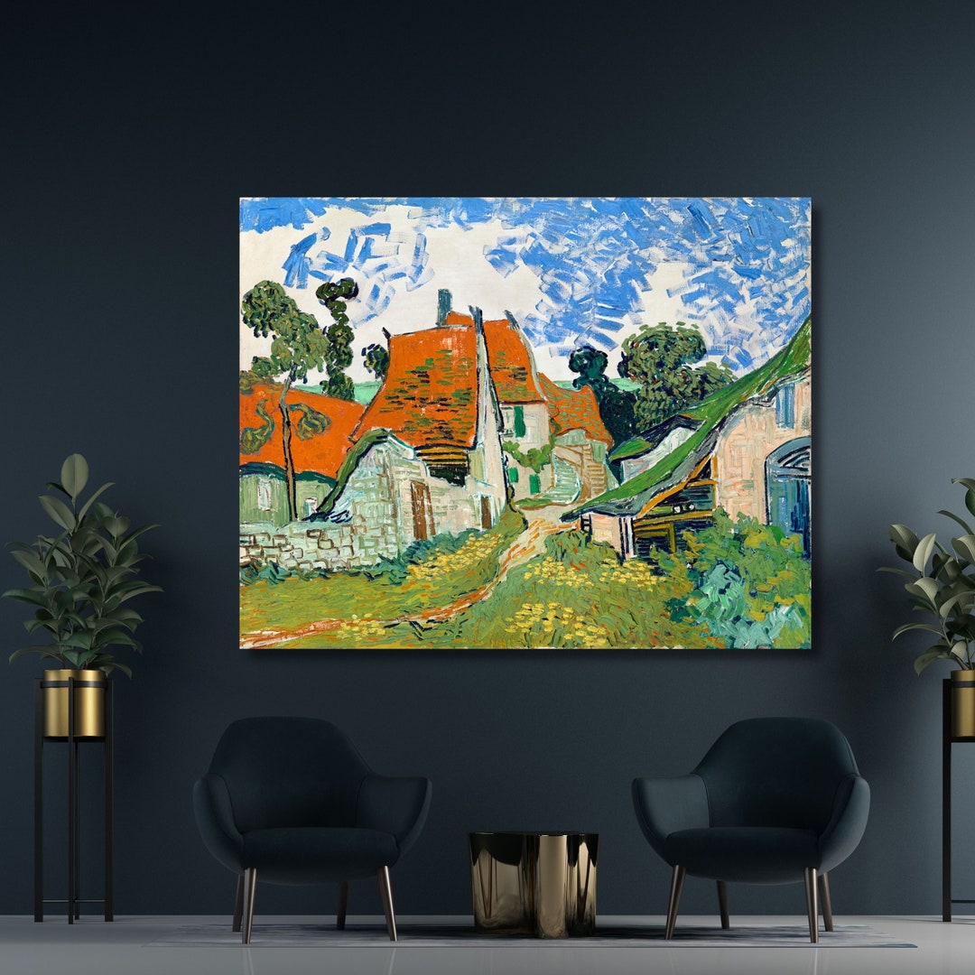 Vincent Van Gogh Street in Auvers-sur-oise,van Gogh Home Poster ...