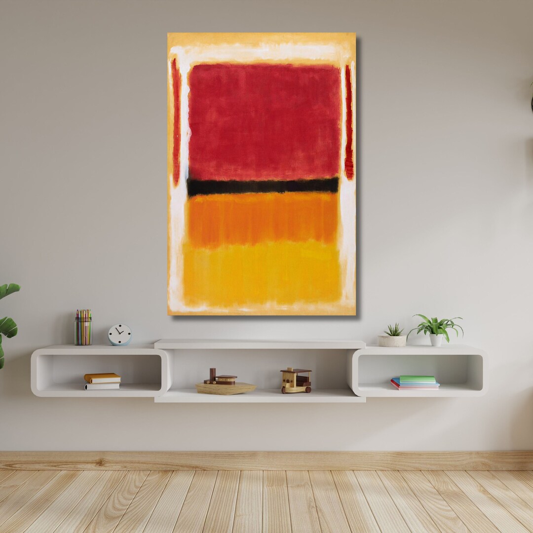 Rothko Canvas,dark and Light Color Rothko,wall Art,modern Home Art ...