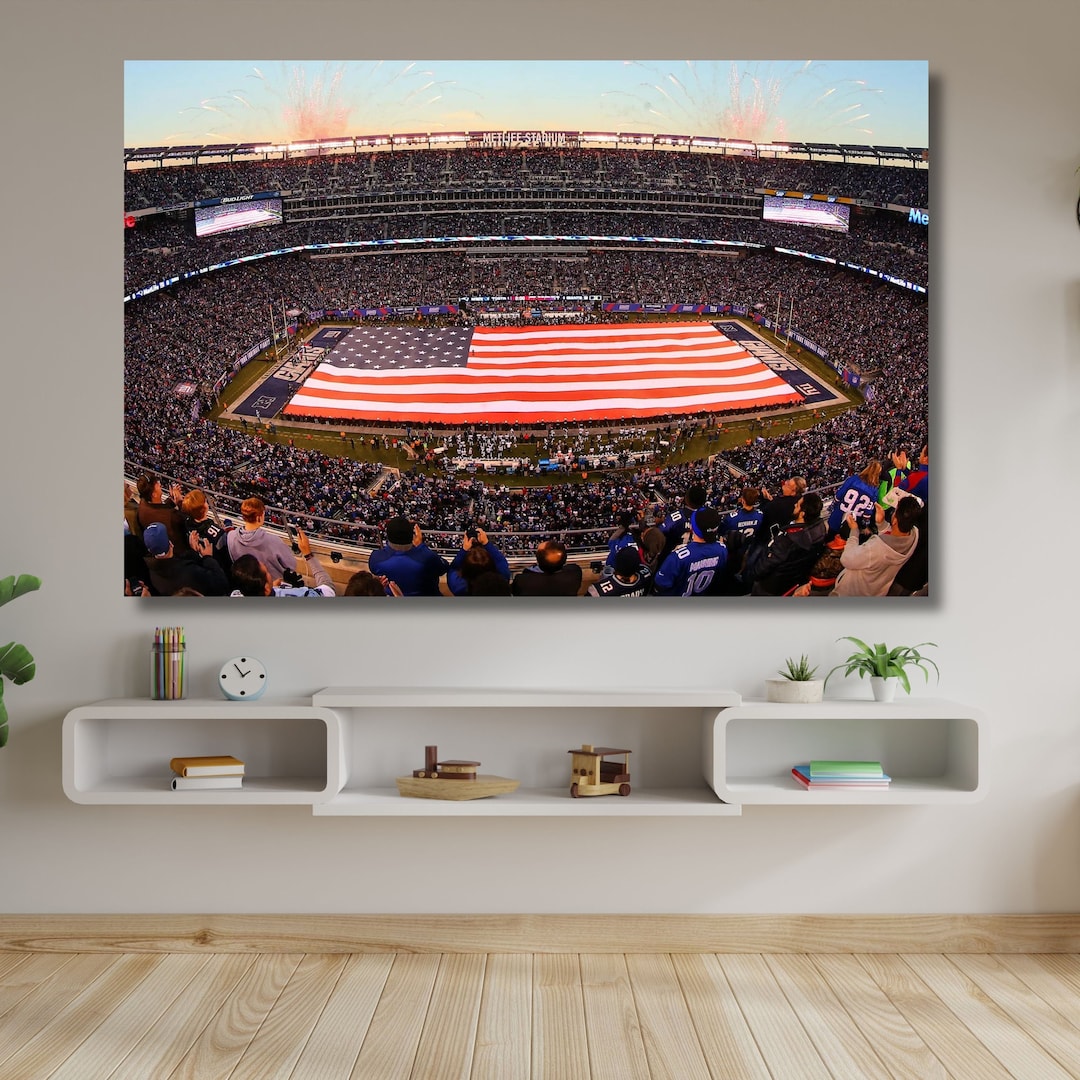 Metlife Stadium Canvas,metlife Stadium Poster,gift for Sport Fans,kids ...
