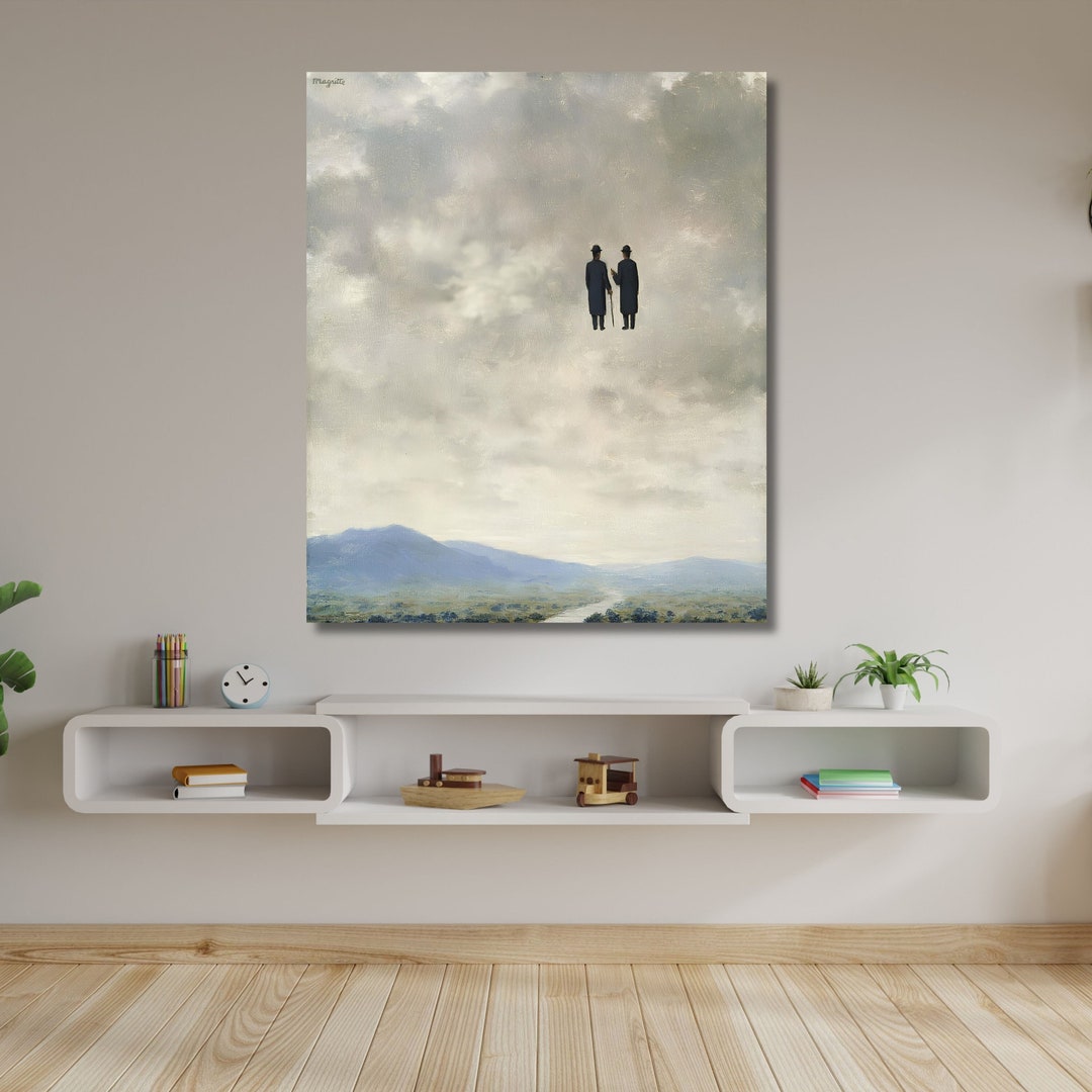 René Magritte L'art De La Conversation Canvas,rene Magrite Print ...