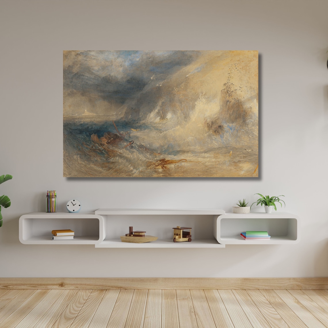 Longships Lighthouse Land’s End by Joseph Mallord William Turner ...