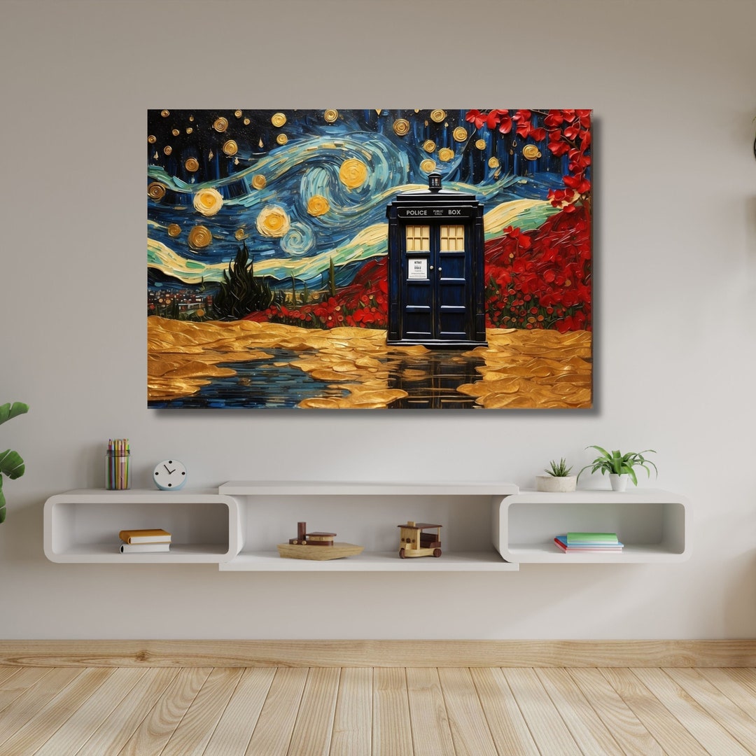 Doctor Who Tardis Box Canvas,tardis Poster,tardis Cottage,tardis Print ...