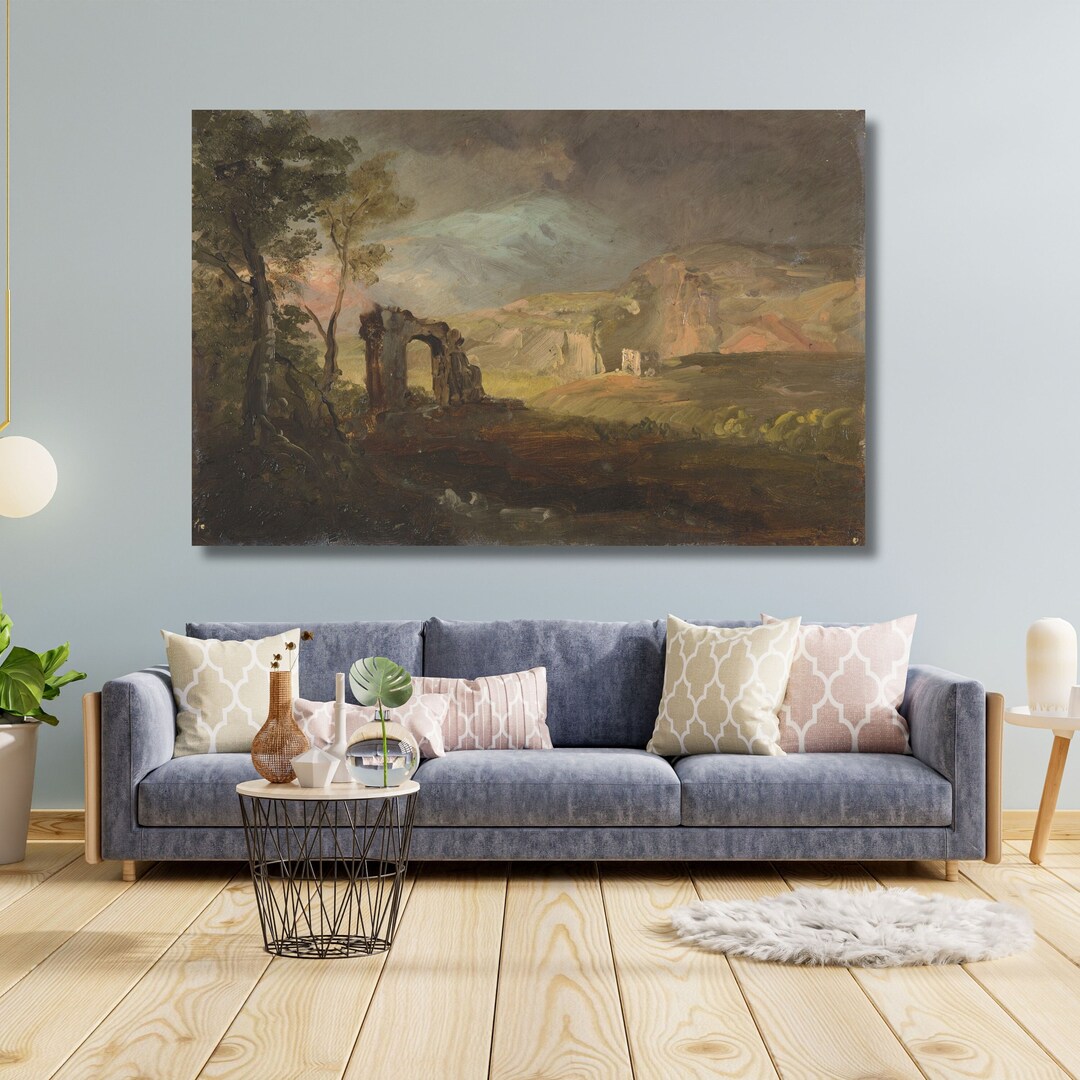 Frederic Edwin Church Campagna Canvas,frederic Edwin Church Poster ...