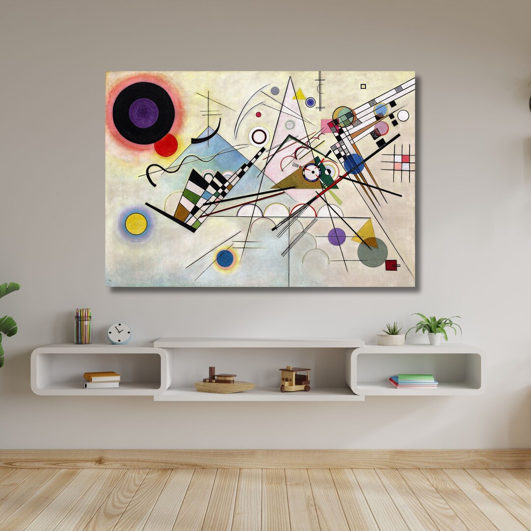 Wassily Kandinsky Canvas,abstract Art,modern Home Decor,christmas Gift ...