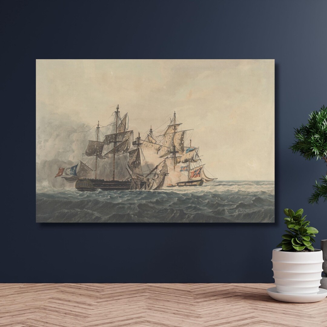 Sailing Ship Canvas,ship Poster,coast Print,living Room Decor,home ...