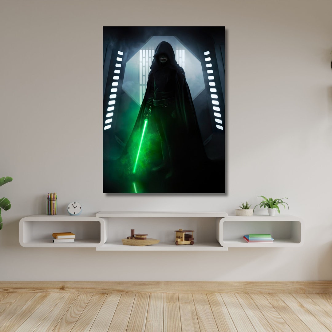 Starwars Poster,luke Skywalker Canvas Art,luke Skywalker Print,midnight ...