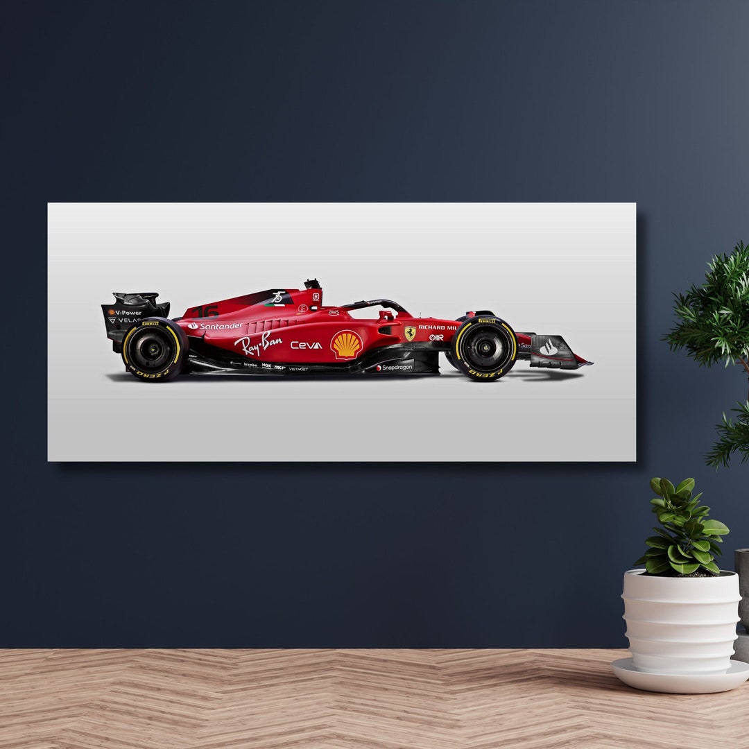 Ferrari F1 Canvas Art,charles Leclerc,ferrari F1 Poster,formula 1 Car ...