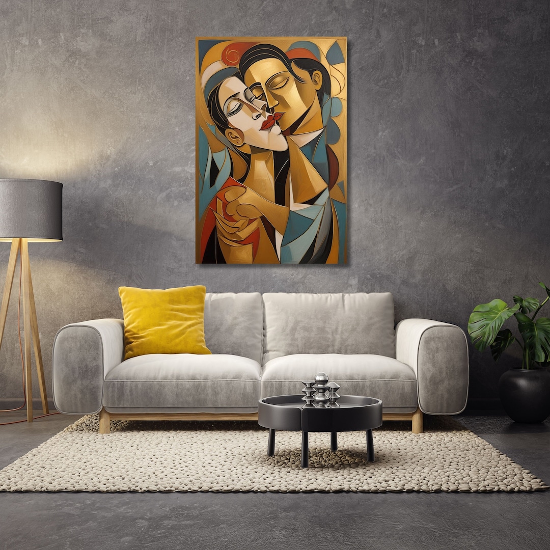 Love Cubist Art,cubist Wall Art Print,modern Fine Art,home Decor,gift ...