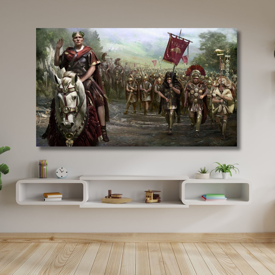 Caesar and His Legions,show of Force,caesar Poster,wall Art,epic Art ...