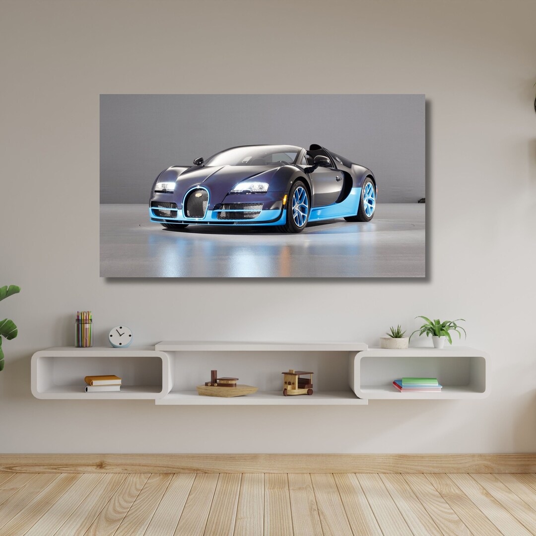 Bugatti Canvas,bugatti Wall Art,bugatti Poster,bugatti Chiron,sport Car ...