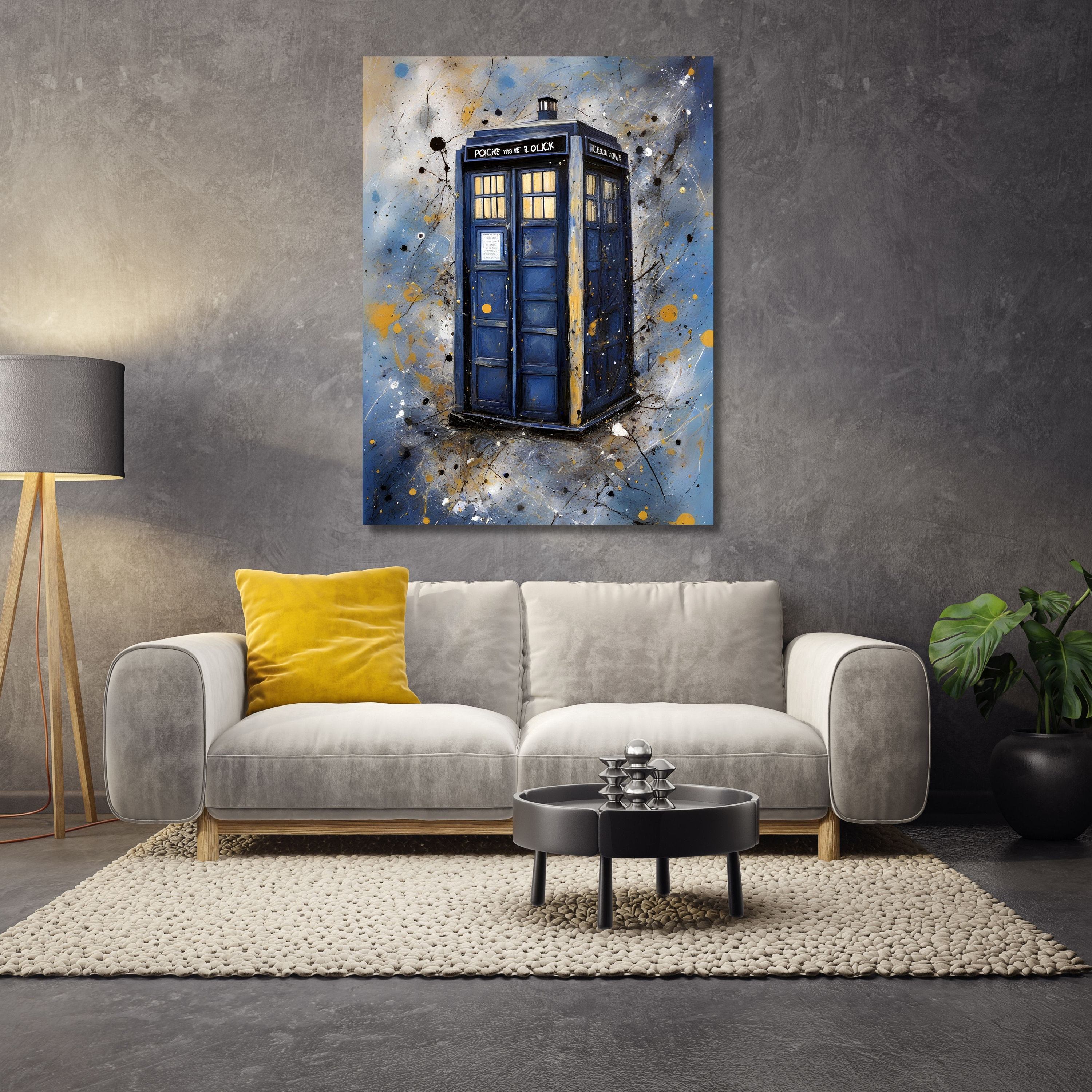 The Starry Night Style Doctor Who Wall Art Doctor Who Gifts Doctor Who ...