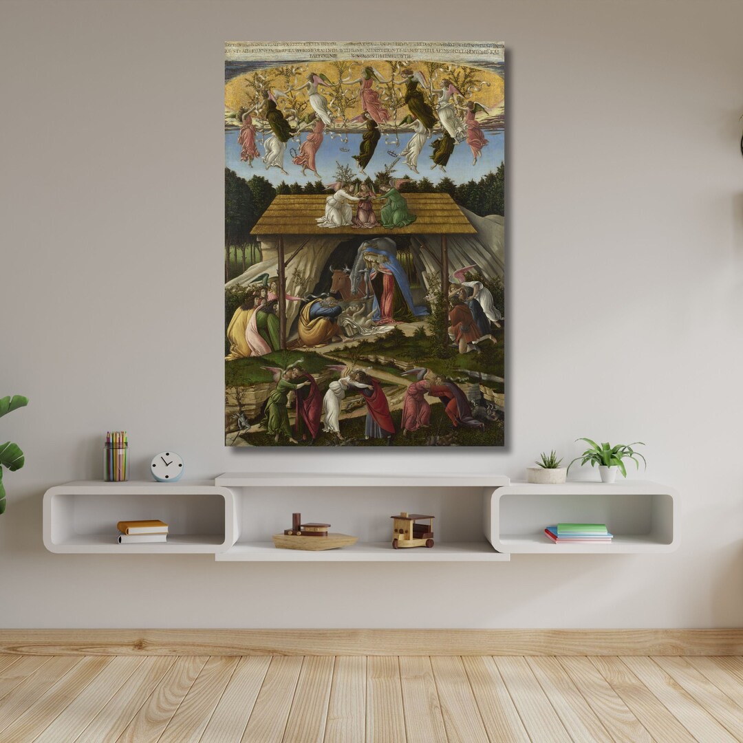 Sandro Botticelli's Mystic Nativity Canvas,botticelli Art,living Room ...