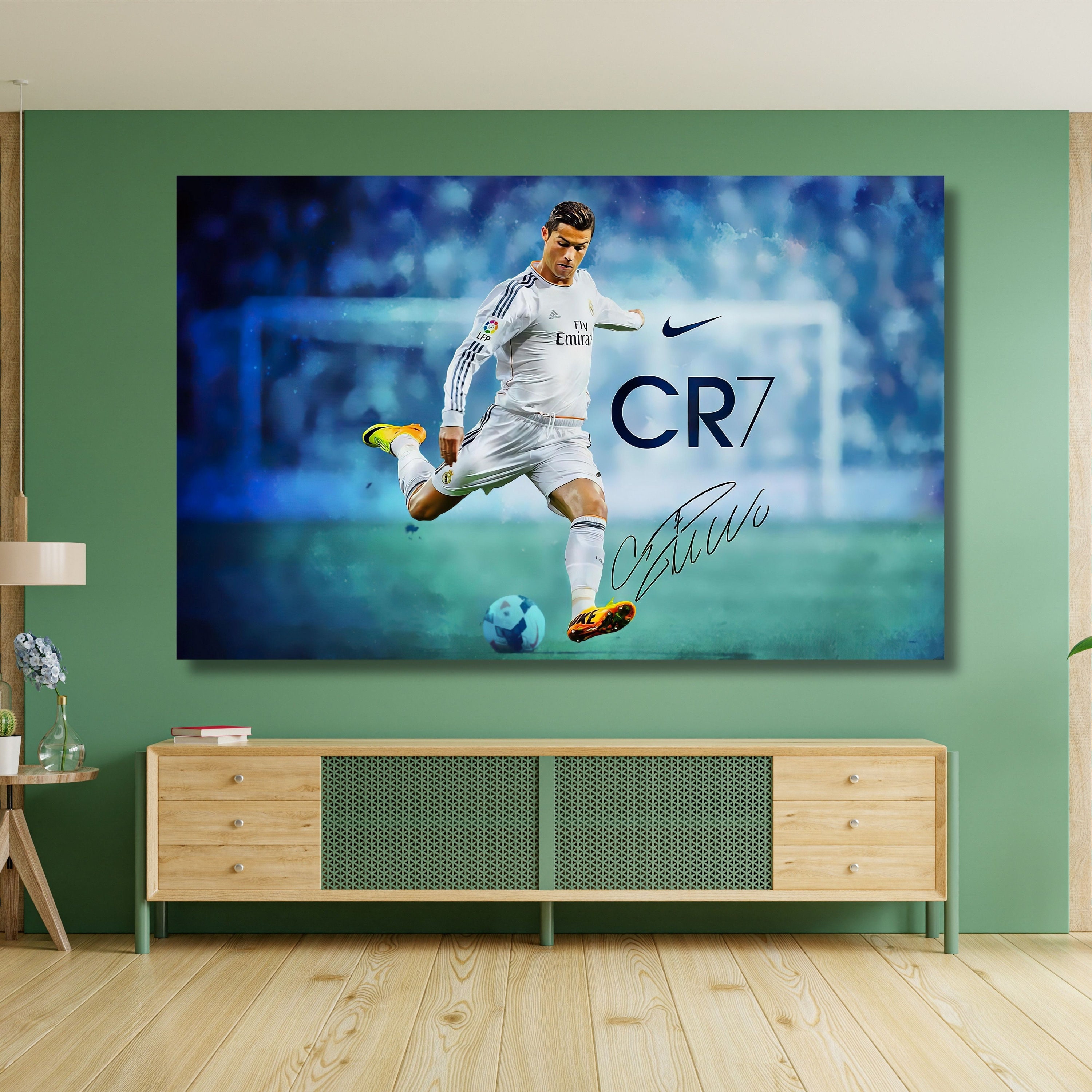 Cristiano Ronaldo Wall Art,ronaldo Poster,gift for Football Fans,sport ...