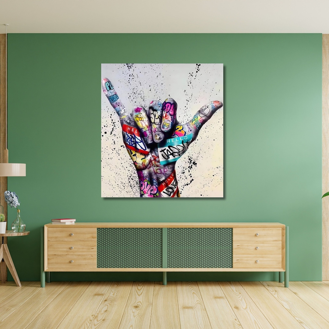 Banksy Hand Graffiti,pop Culture Art,hands Street Graffiti, Banksy Art ...
