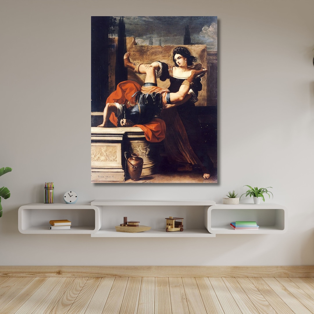 Elisabetta Sirani Timoclea Kills Her Rapist Canvas Wall Art,wall Art ...