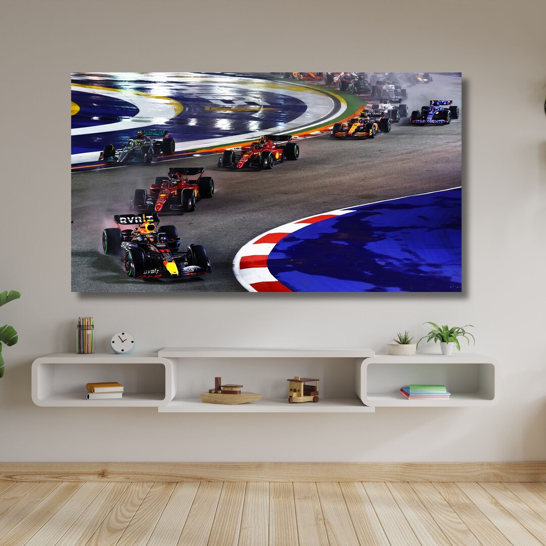Formula 1 Canvas Wall Art,f1 Ralli,f1 Poster,f1 Racing,garage Decor ...