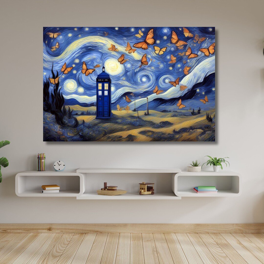 Doctor Who Tardis Box,tardis Canvas,tardis Poster,tardis Cottage,home ...