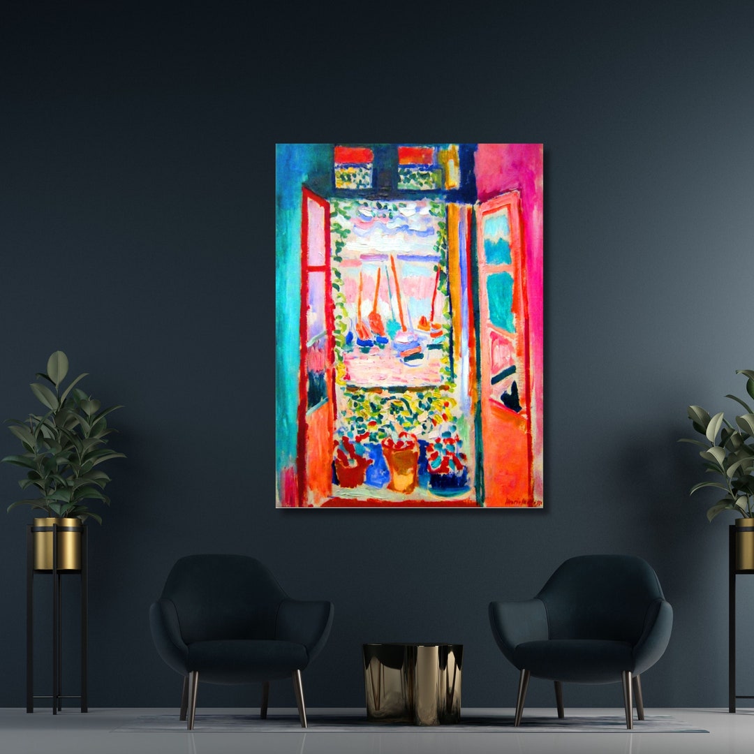 Henri Matisse Canvas Wall Art,matisse Posters,open Window Poster,modern ...
