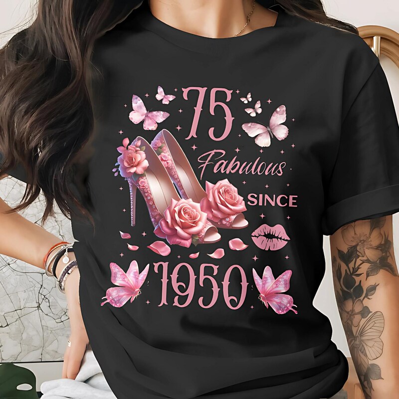 75th and Fabulous Svg - Etsy