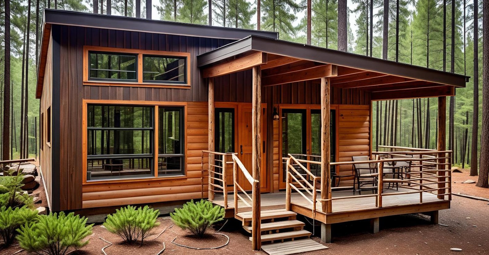 Two Bedroom Rustic Contemporary ADU Construction Ready Floor Plans - Etsy