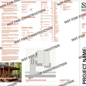 Two Bedroom Rustic Contemporary ADU Construction Ready Floor Plans - Etsy