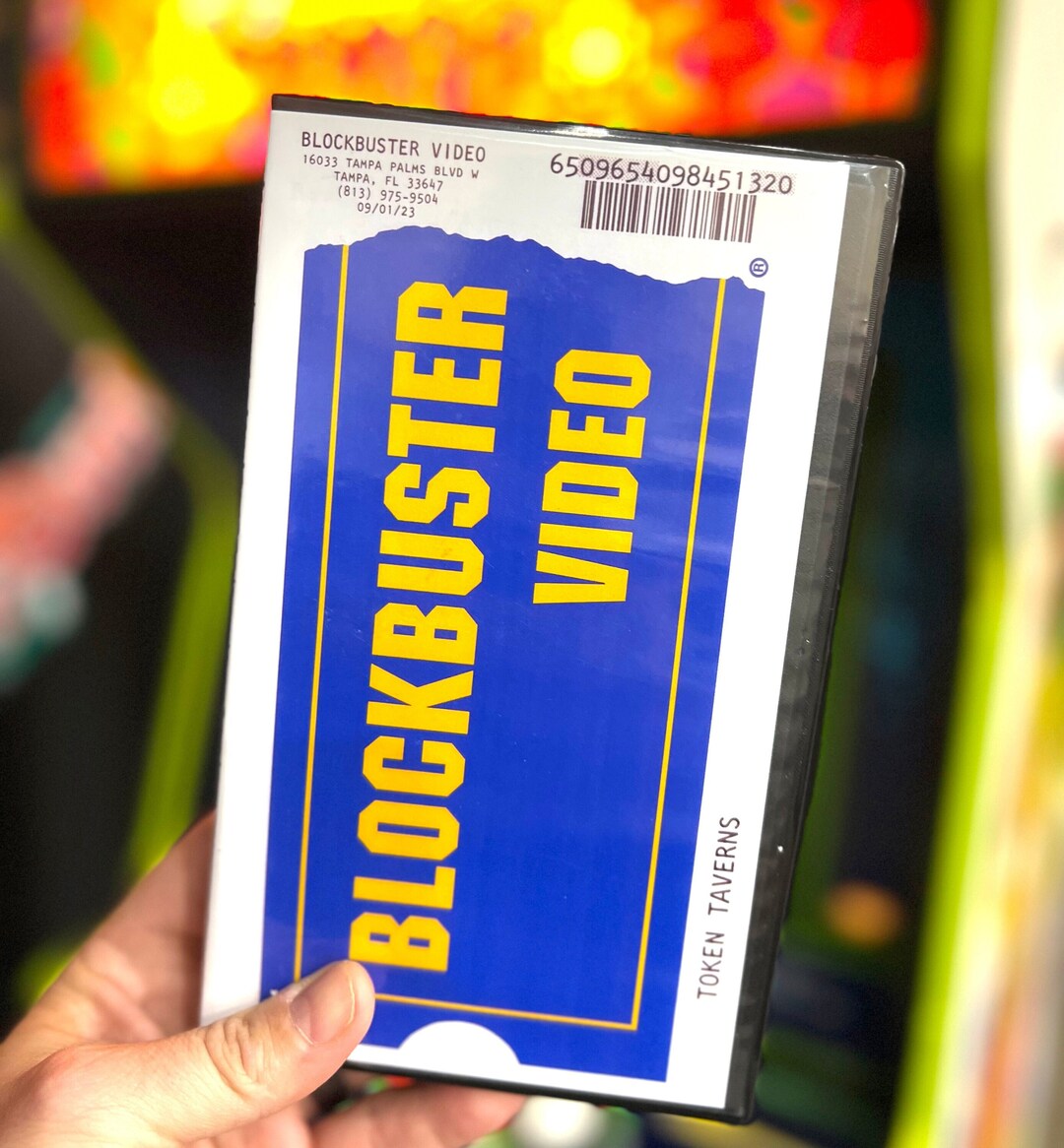Blockbuster VHS of "token Taverns: an Arcade Bar Documentary" - Etsy