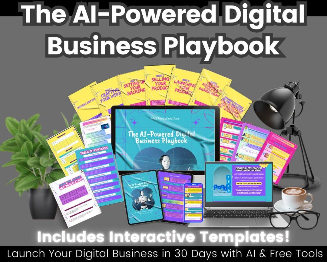Ai-powered Digital Business Playbook Interactive Templates for SEO ...