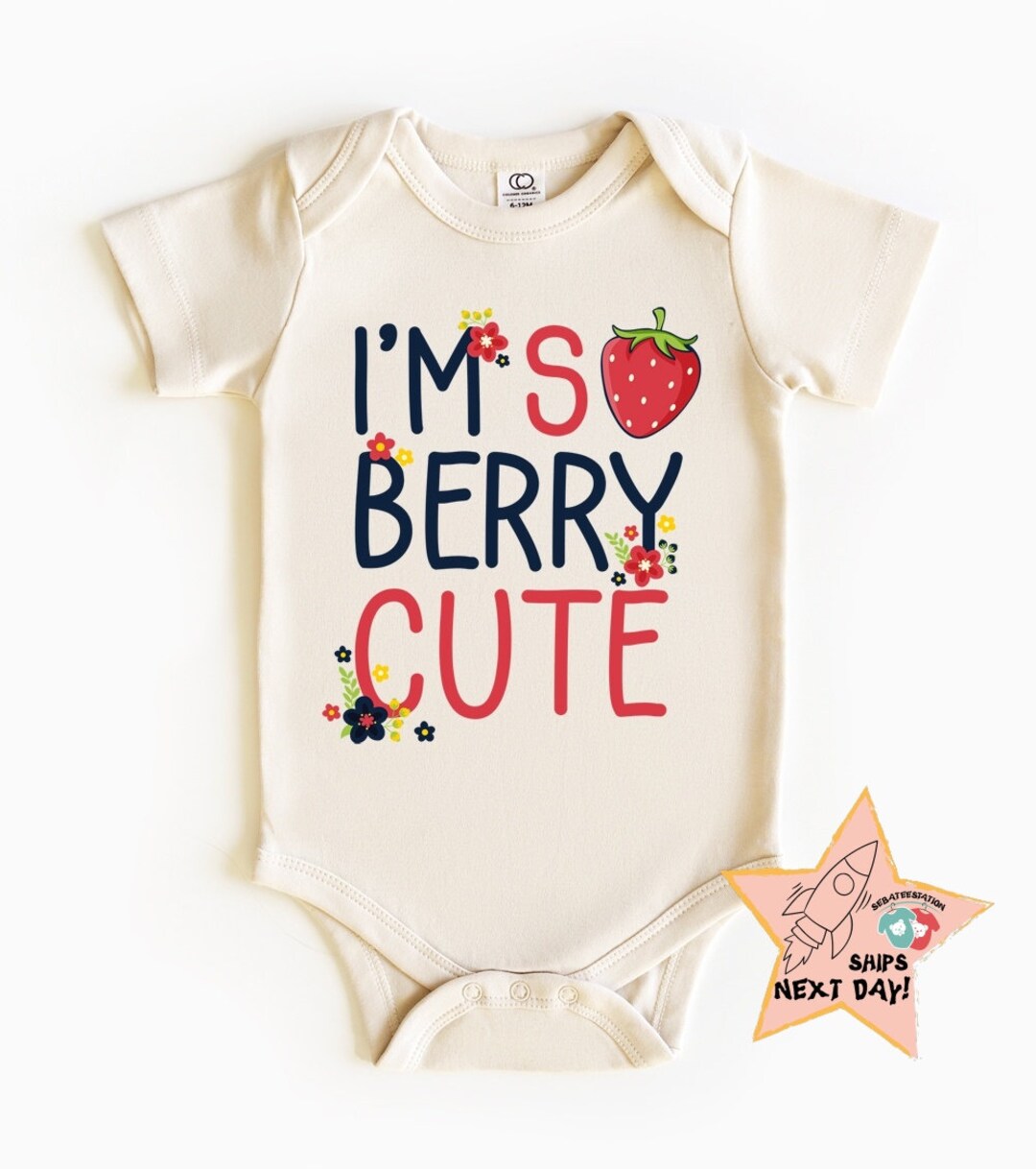 So Berry Cute Shirt, so Berry Cute Baby Bodysuit, Cute Strawberry Baby ...