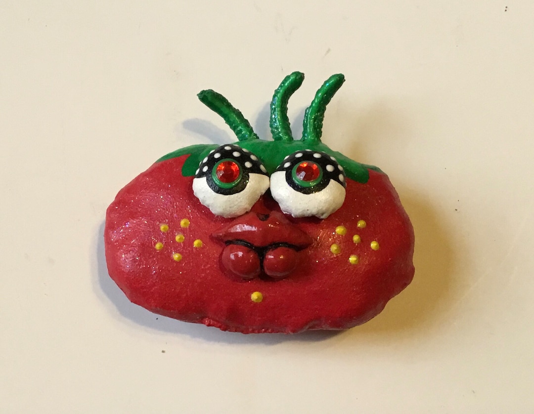 Wearable Tomato Pin - Etsy