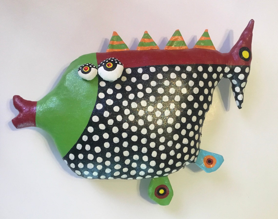 Kissy Fish Soft Sculpture - Etsy