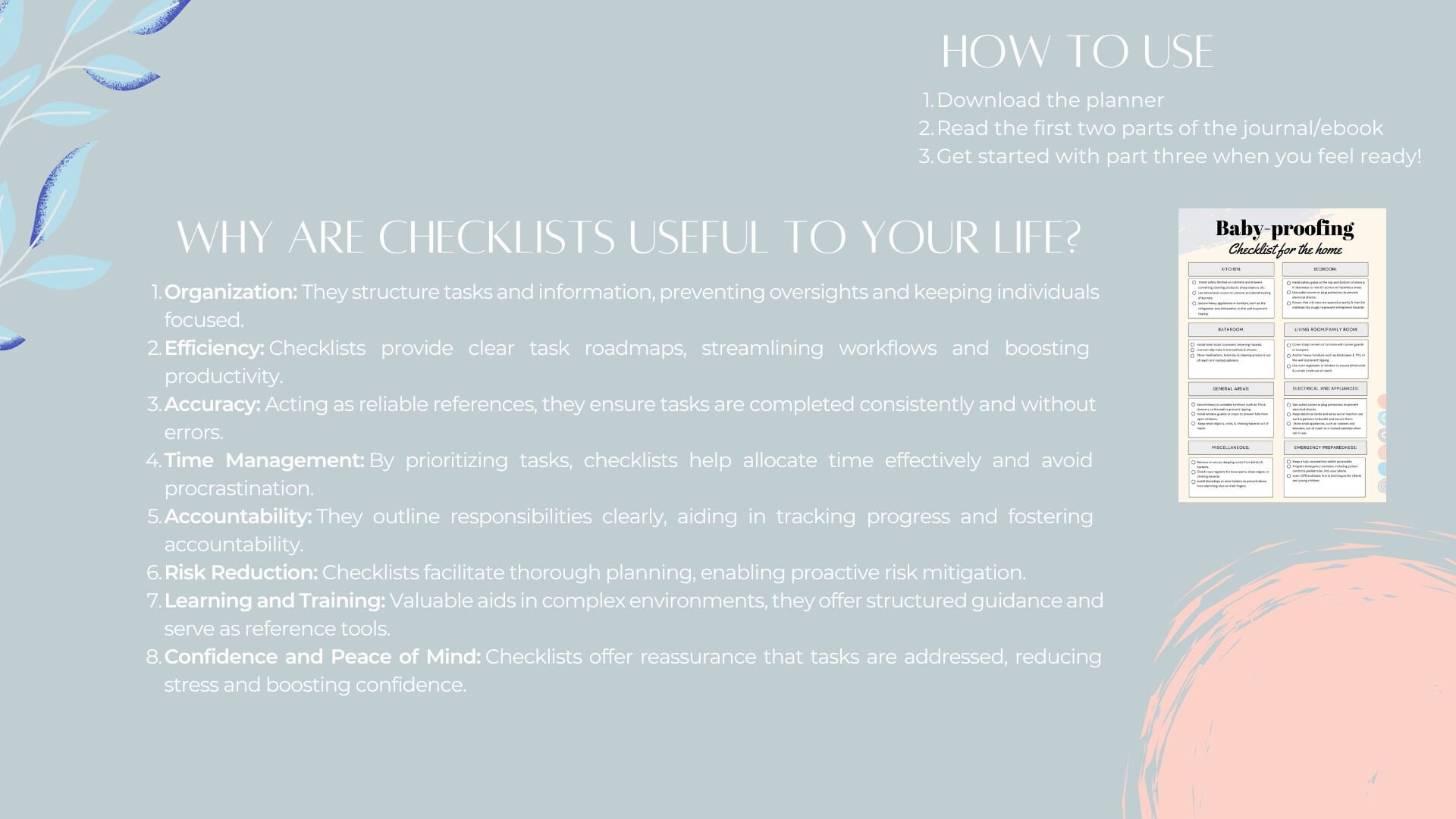 Printable Checklists: Baby Prep, Birth Prep, Newborn Essentials, Home ...