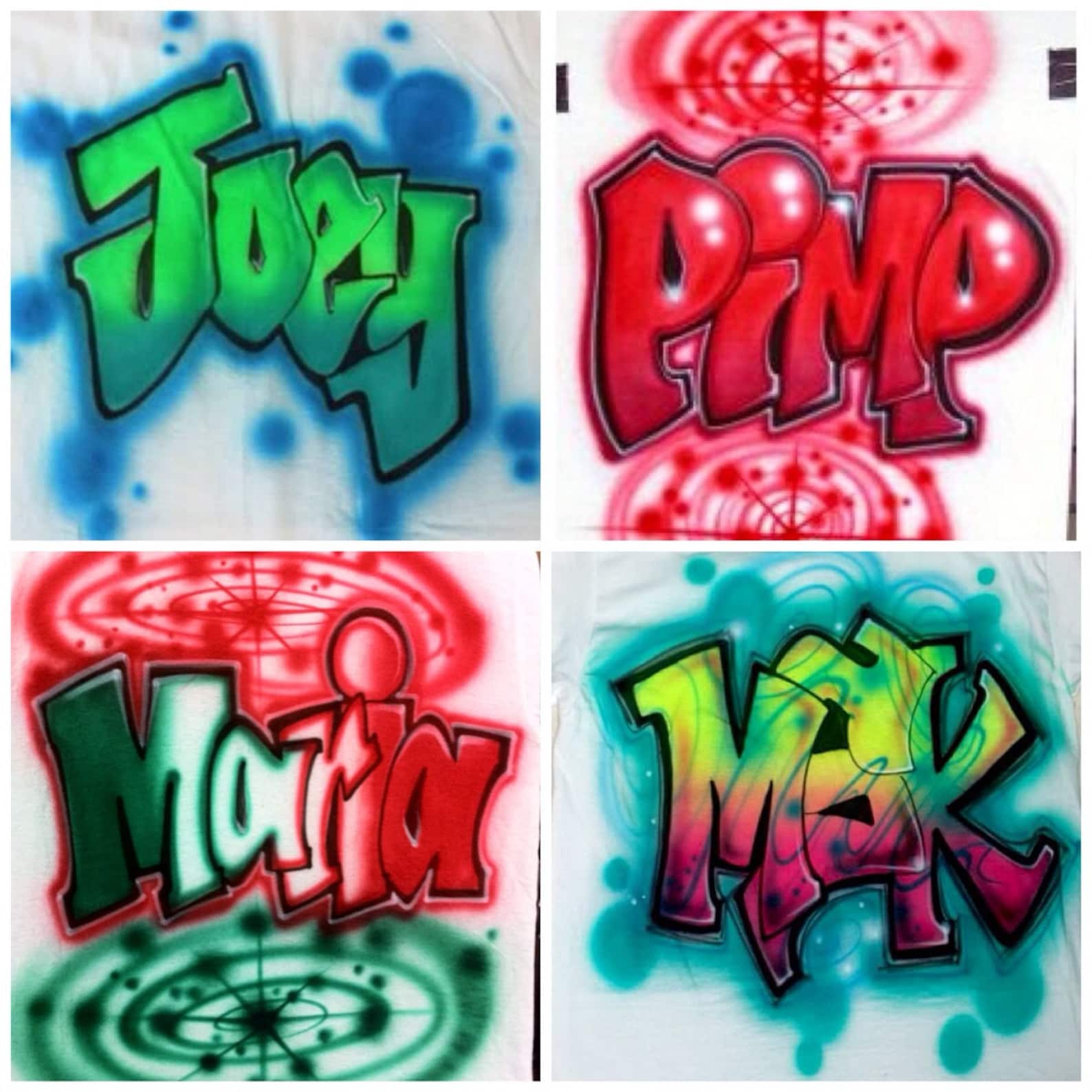 Air Brush Airbrush Spray Painted Sprayed Tshirt Grafitti Hip Hop Style ...