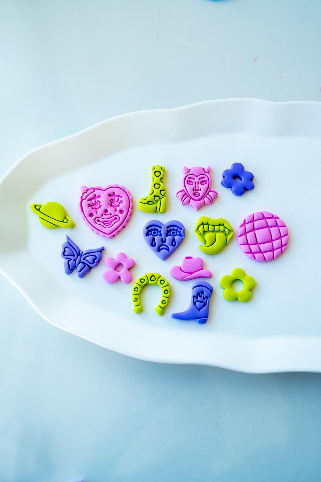 14pc Chappell Roan Inspired Clay Cutter Bundle for Earrings | Polymer ...