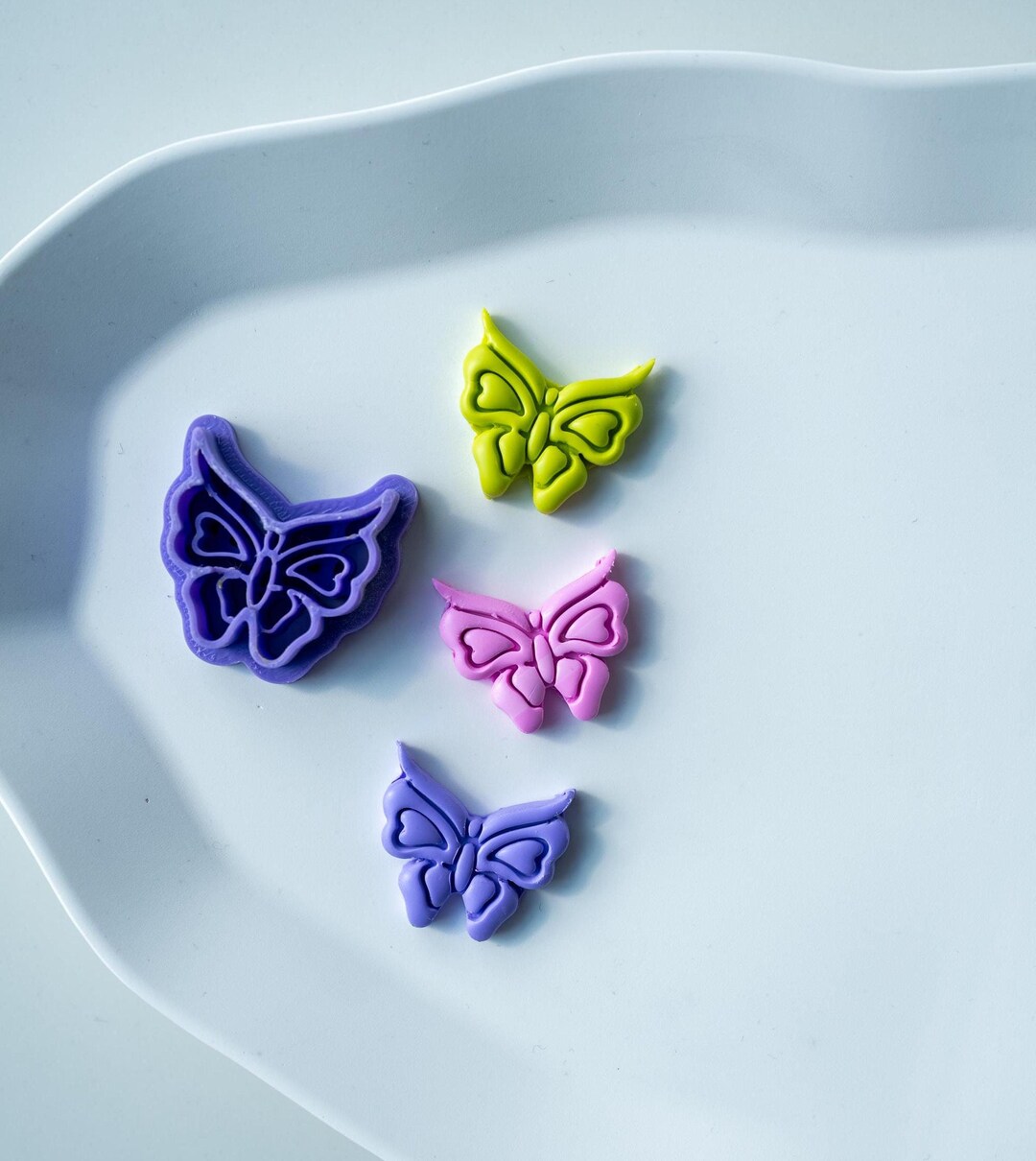 Chappell Roan Butterfly Heart Clay Cutter for Earrings | Coachella ...