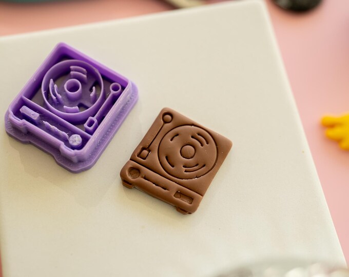 Vinyl Record Player Clay Cutter | Retro Music Polymer Clay Tool for DIY ...