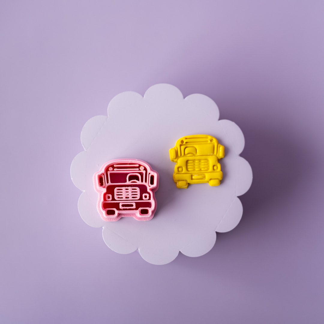 School Bus Clay Cutter | Cute Back-to-school Polymer Clay Tool for DIY ...
