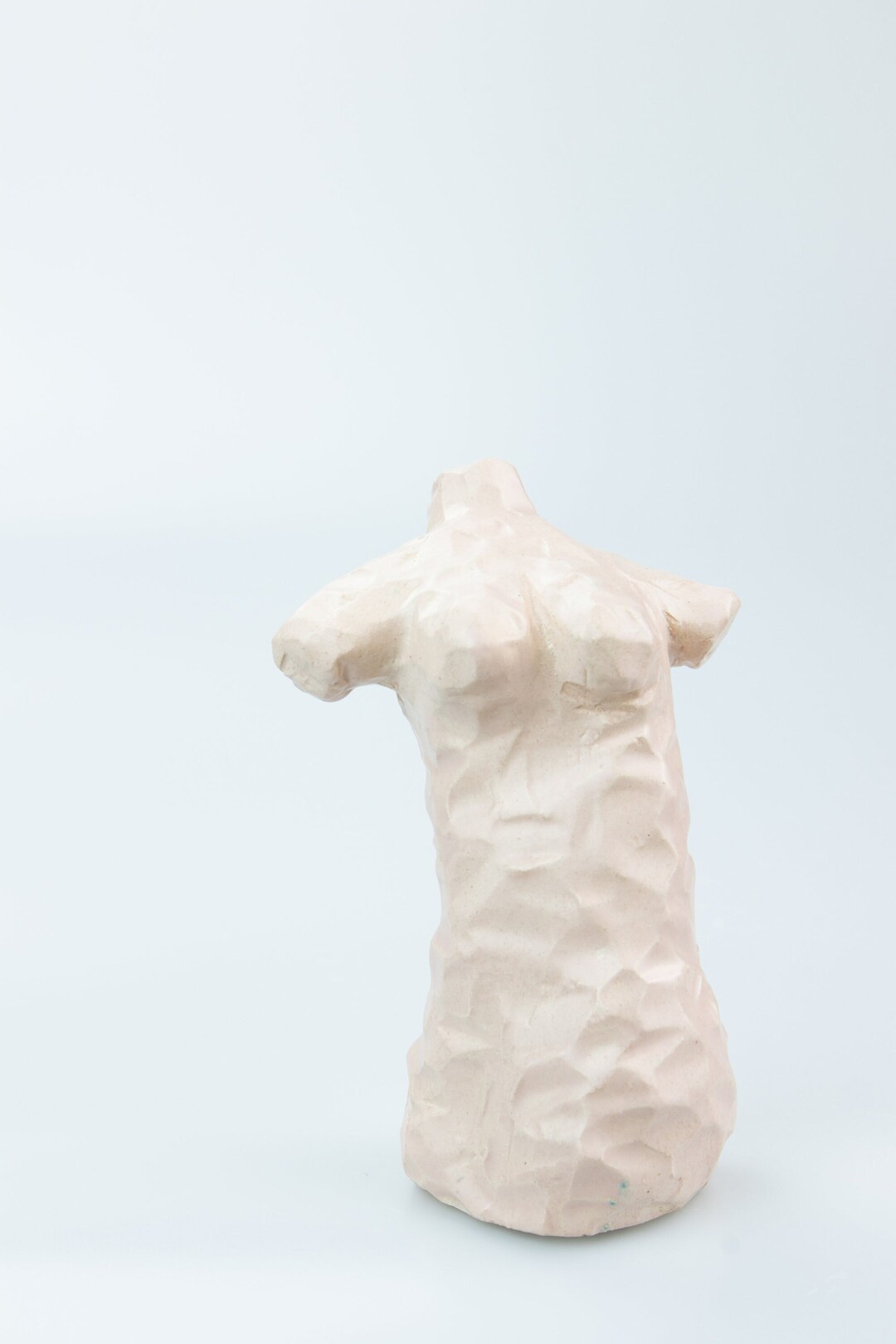 Torso Figurine Body Sculpture Pottery Home Decor Salmon Pink - Etsy