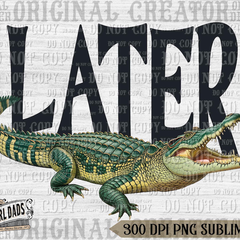 Later Alligator - Etsy