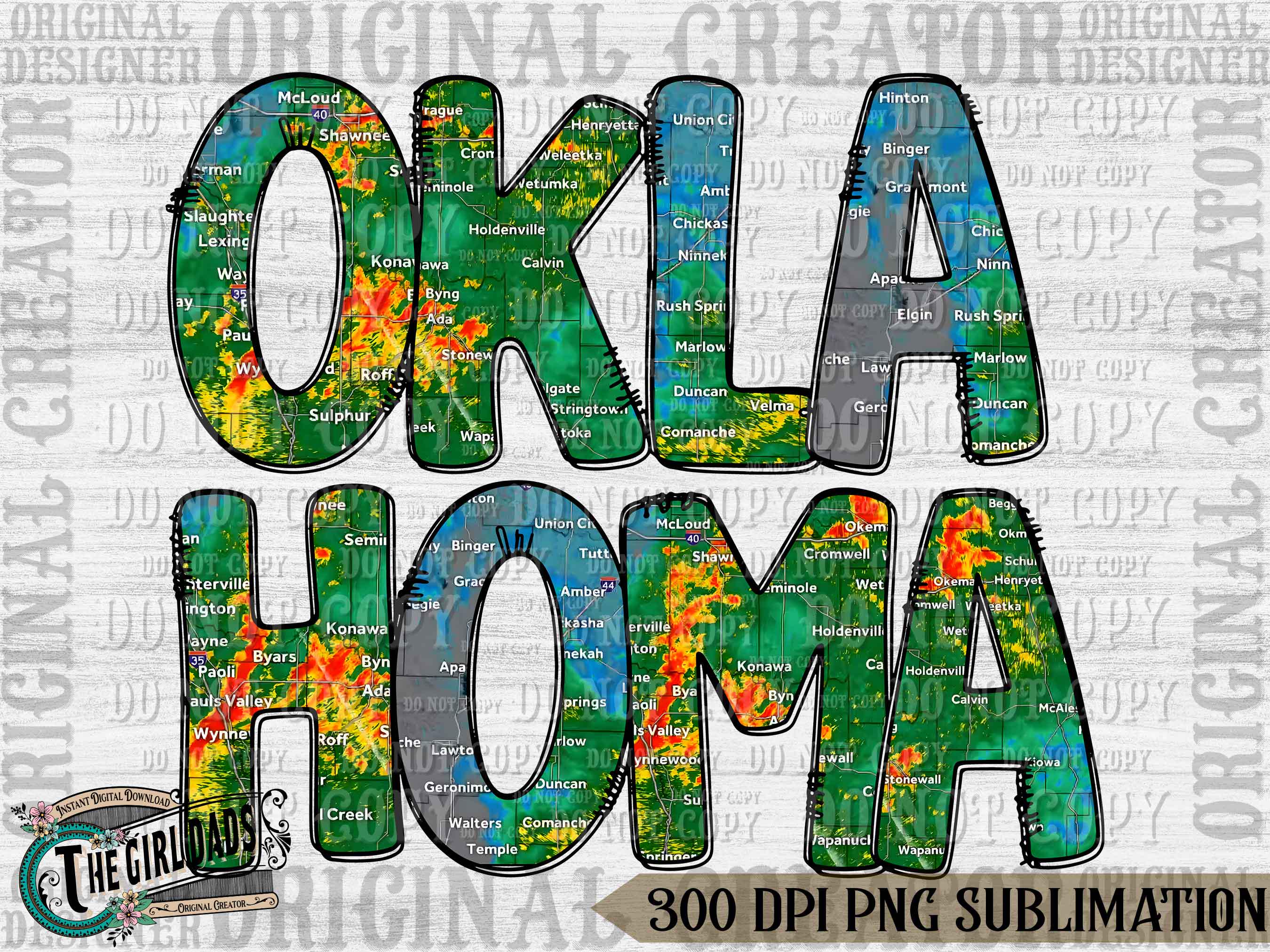 Oklahoma Weather Radar PNG | Storm Tracker State Design | Oklahoma ...