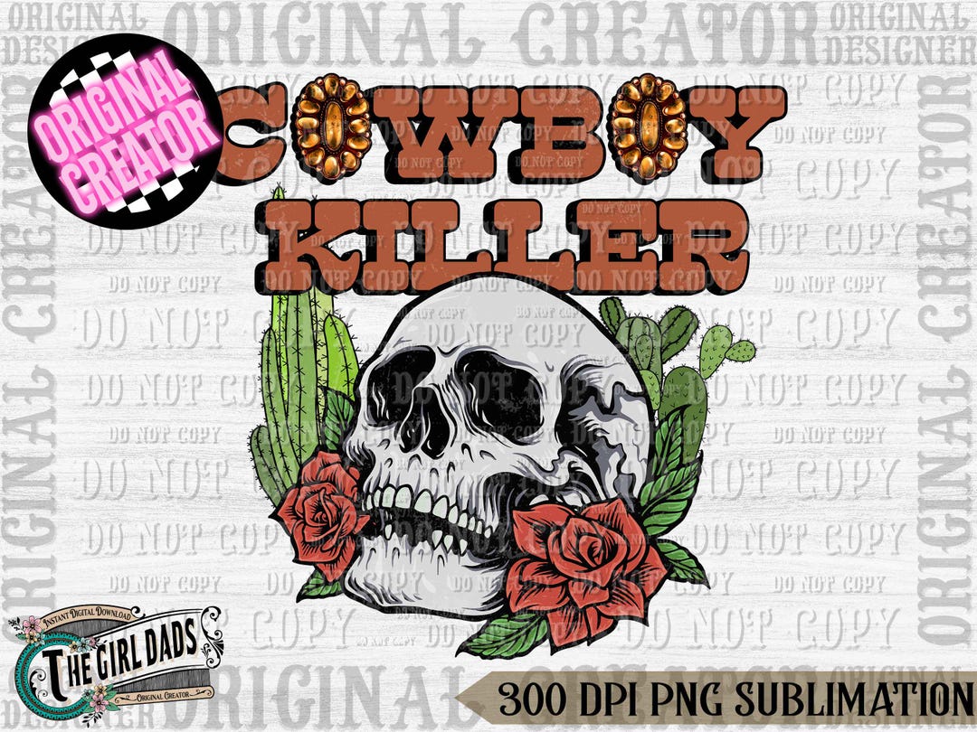 Cowboy Killer Png, Halloween Png, Halloween Cowboy Killer, Western ...