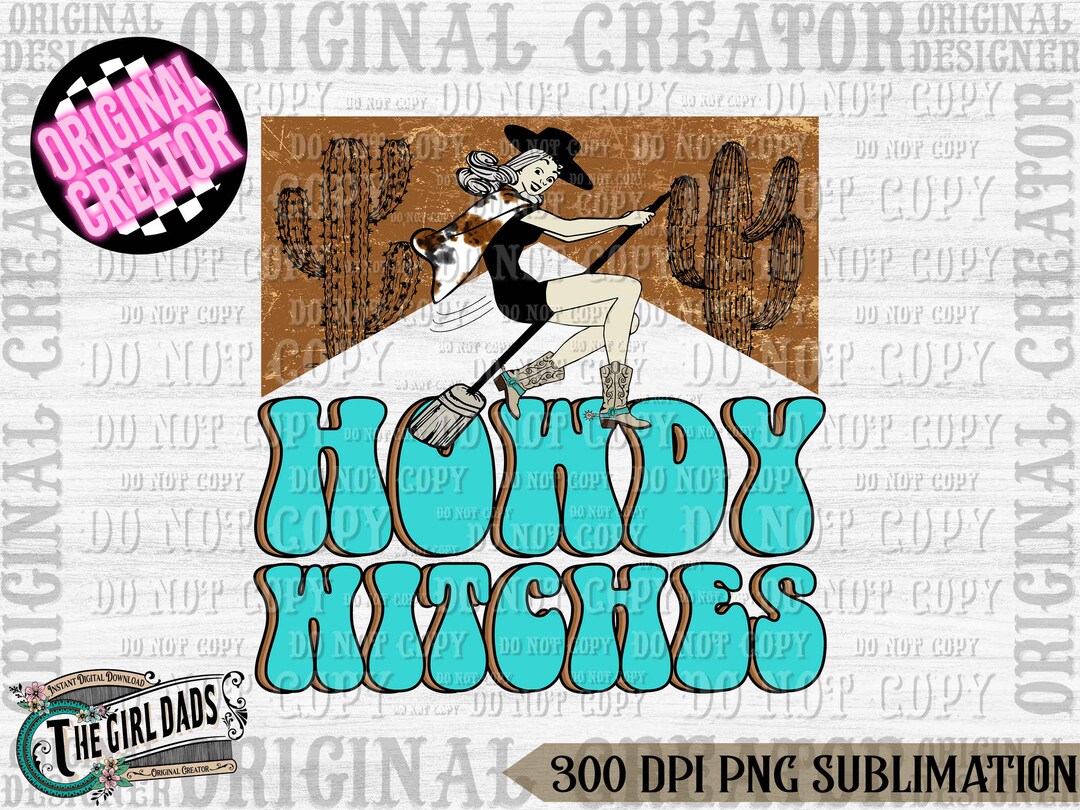 Howdy Witches Png, Howdy Pumpkin Png, Western Halloween Png, Western ...