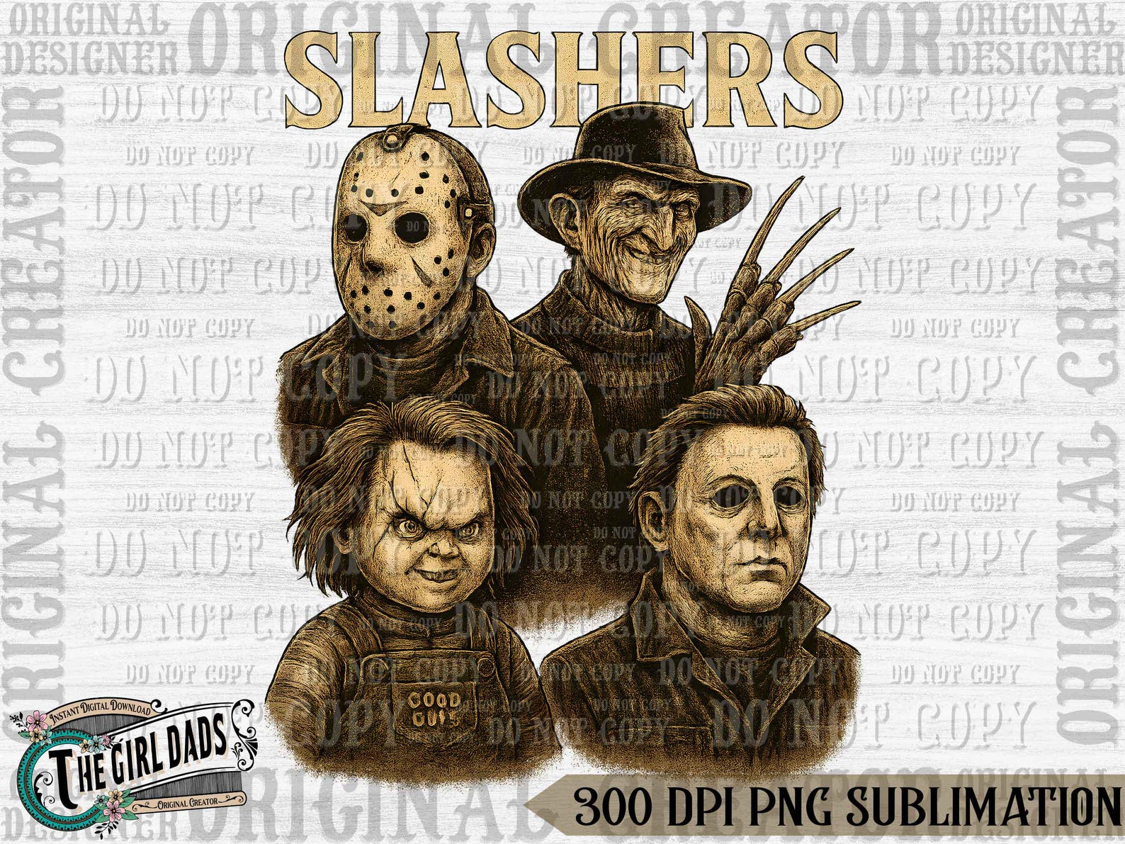 Slashers Png, Retro Halloween Png, Horror Movie Png, Horror Halloween ...