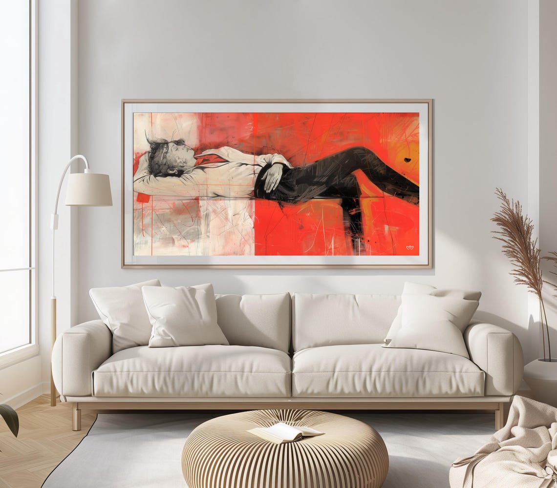 Modern Abstract Art. Human Figures - Etsy