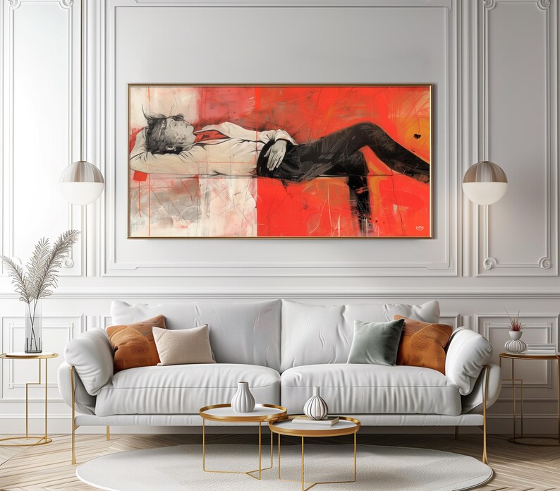 Modern Abstract Art. Human Figures - Etsy