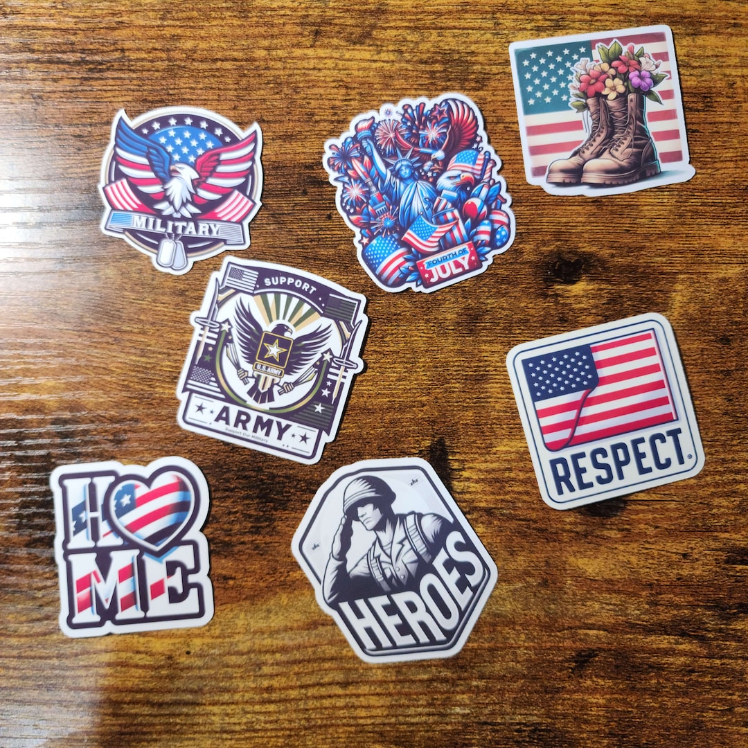 X7 Memorial Day Sticker Pack - Etsy