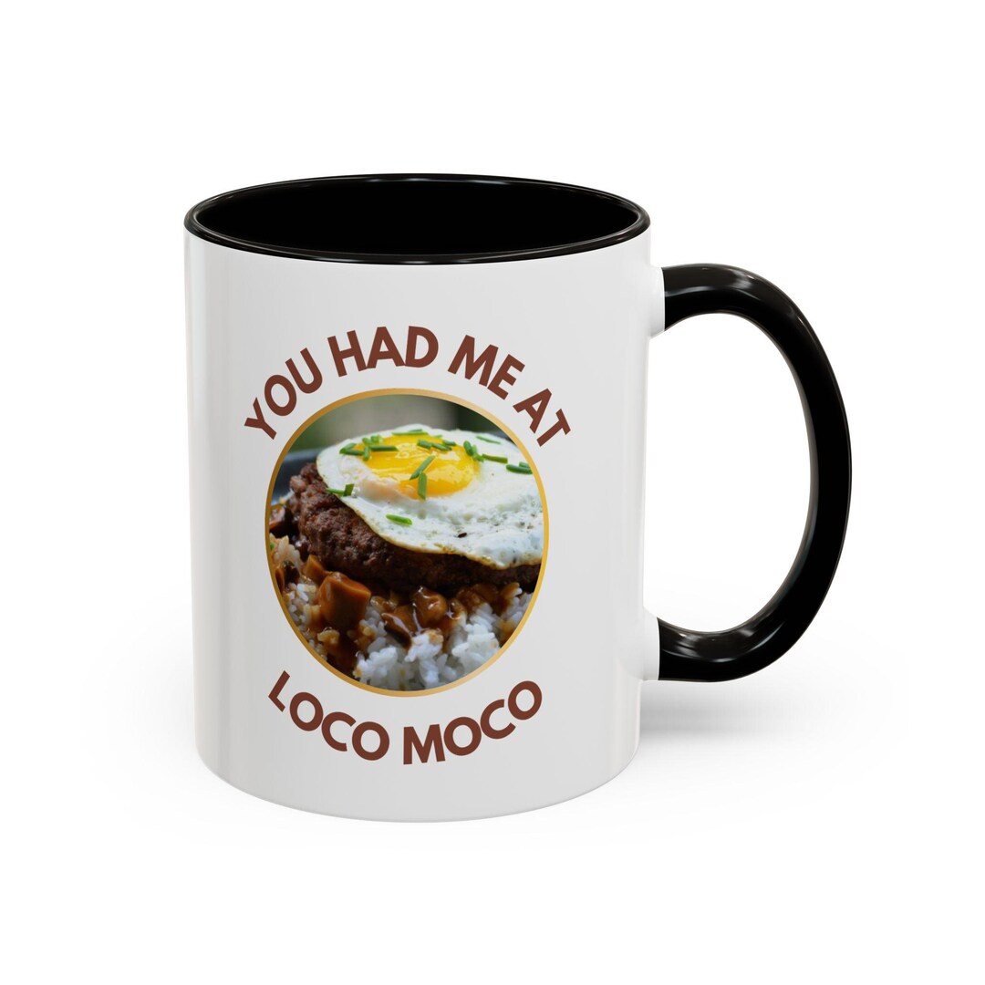 Hawaiian Mug, Loco Moco Coffee Cup, Island Food Fan Gift, Tropical Vibes Tea Mug, Hawaii Brunch ...