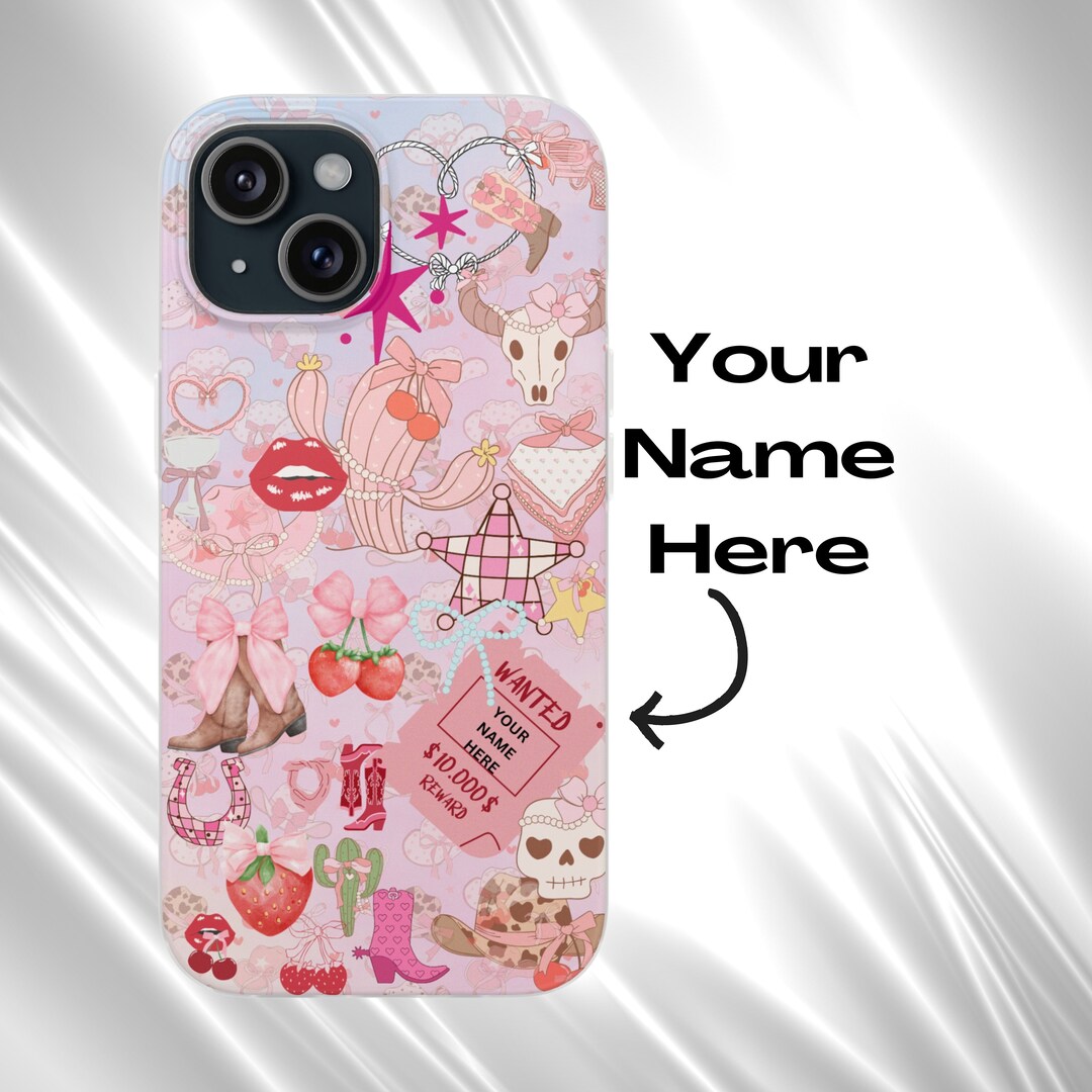 Cowgirl Pink Aesthetic Coquette Case Girlish Phone Cover Cowgirl ...