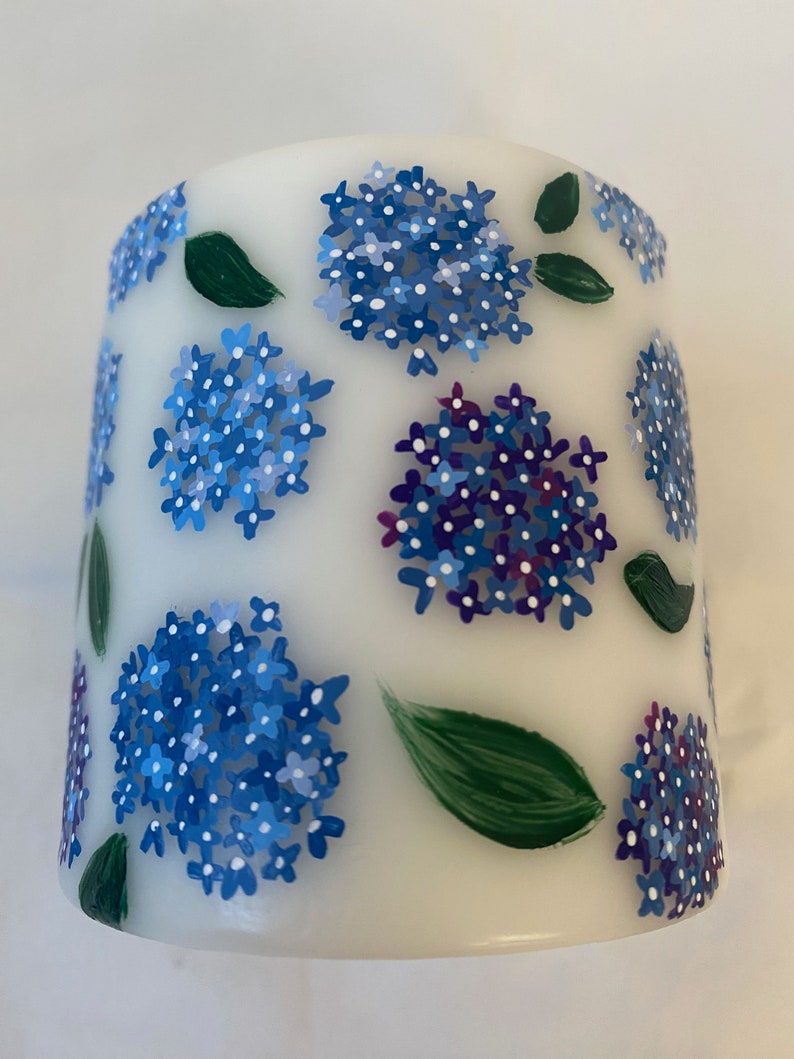 Pillar Candles - Blue Hydrangeas - Etsy