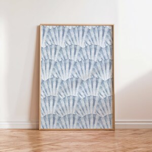 Blue Coastal Gallery Wall Art | Preppy Beach Prints (digital Download ...